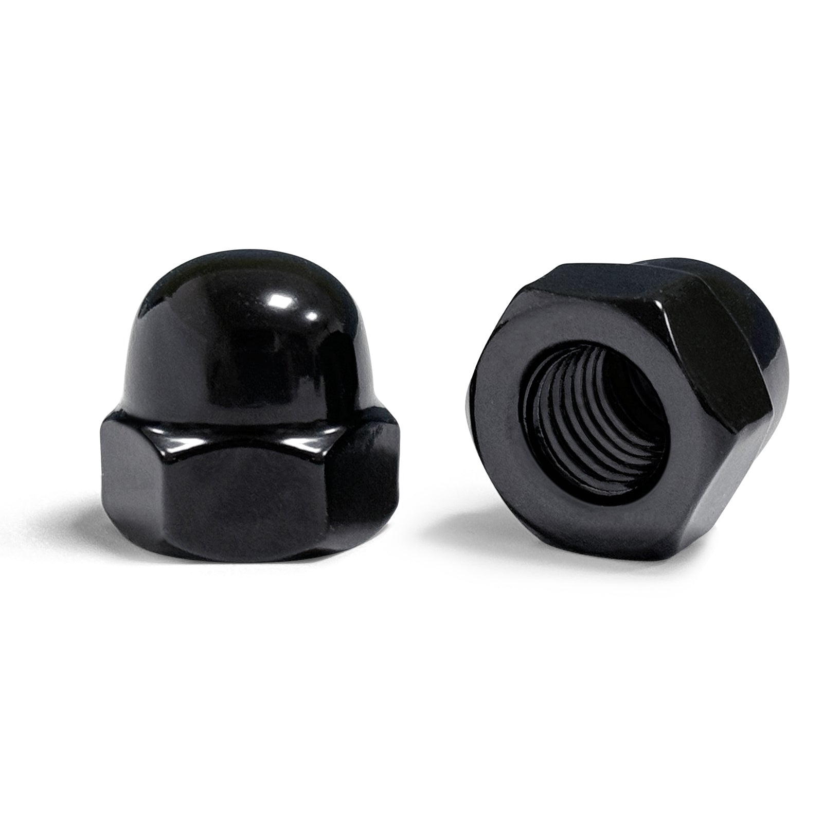 3/8-16 Black Acorn Nut 304(18-8) Stainless Steel – JIT-Fastener