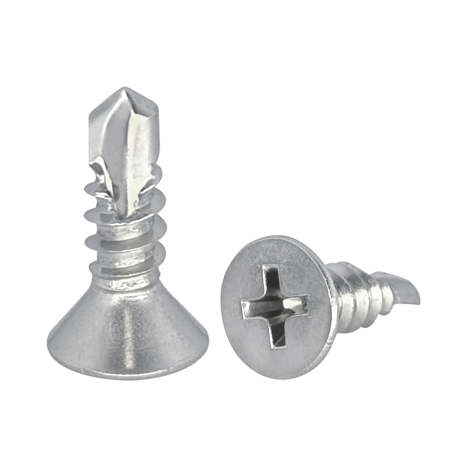 ST4.2-18 X 25 Phillips Flat Head Self-Drilling Screw 316 Stainless Ste ...