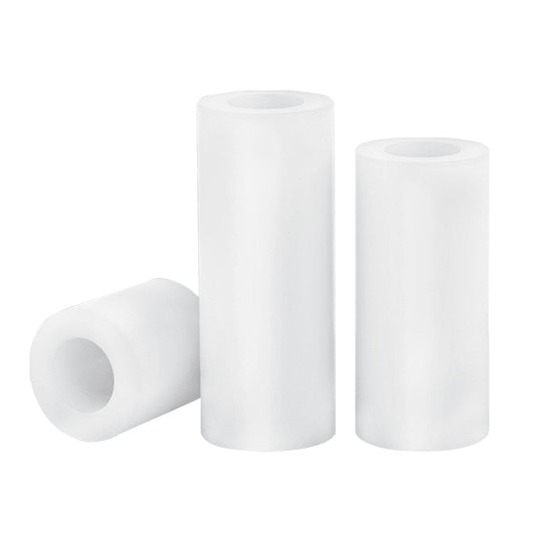 Nylon Unthreaded Spacer 13 mm OD, Off-White, 6 mm Long, for M6 Screw S ...